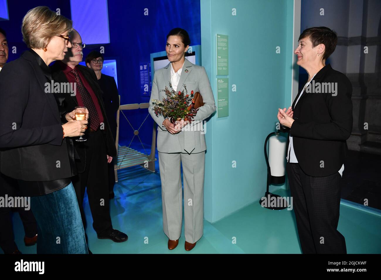Crown Princess Victoria at the inauguration of the exhibition "The ...