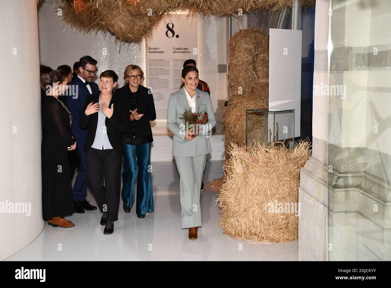 Crown Princess Victoria at the inauguration of the exhibition "The ...