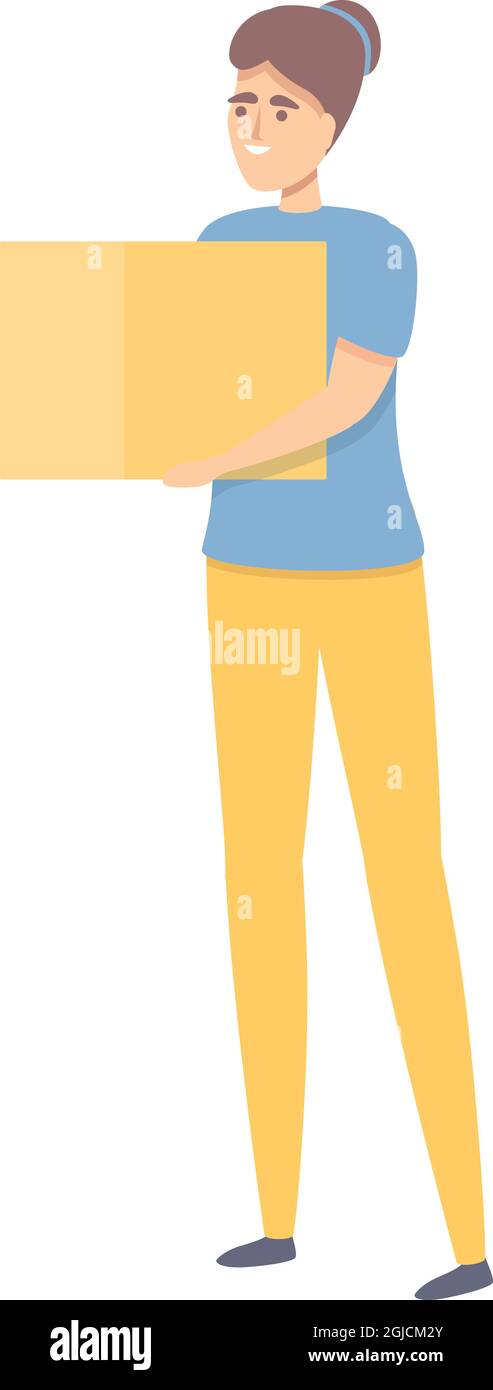 Delivery box icon cartoon vector. Package order. Online shop Stock ...