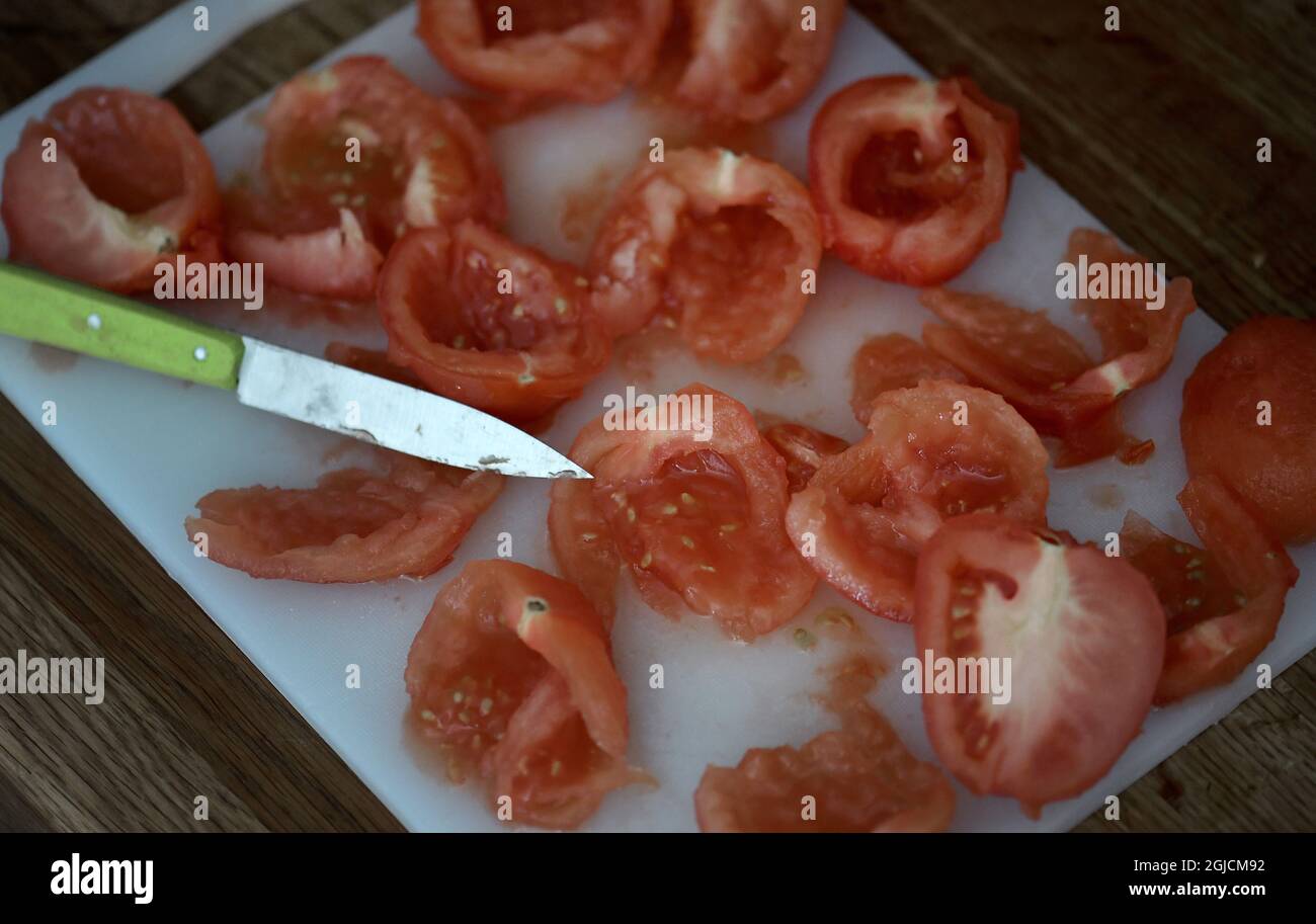 Tomatoes in diffrent shapes and color. Foto: Janerik Henriksson / TT ...
