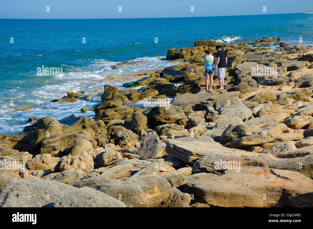 Coquina rock formations hi-res stock photography and images - Alamy