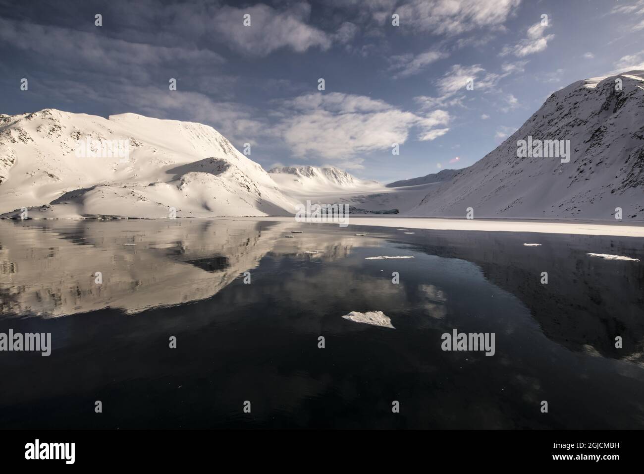 The Holmiabukten bay , Svalbard Norway. Foto: Magnus Martinsson / TT ...