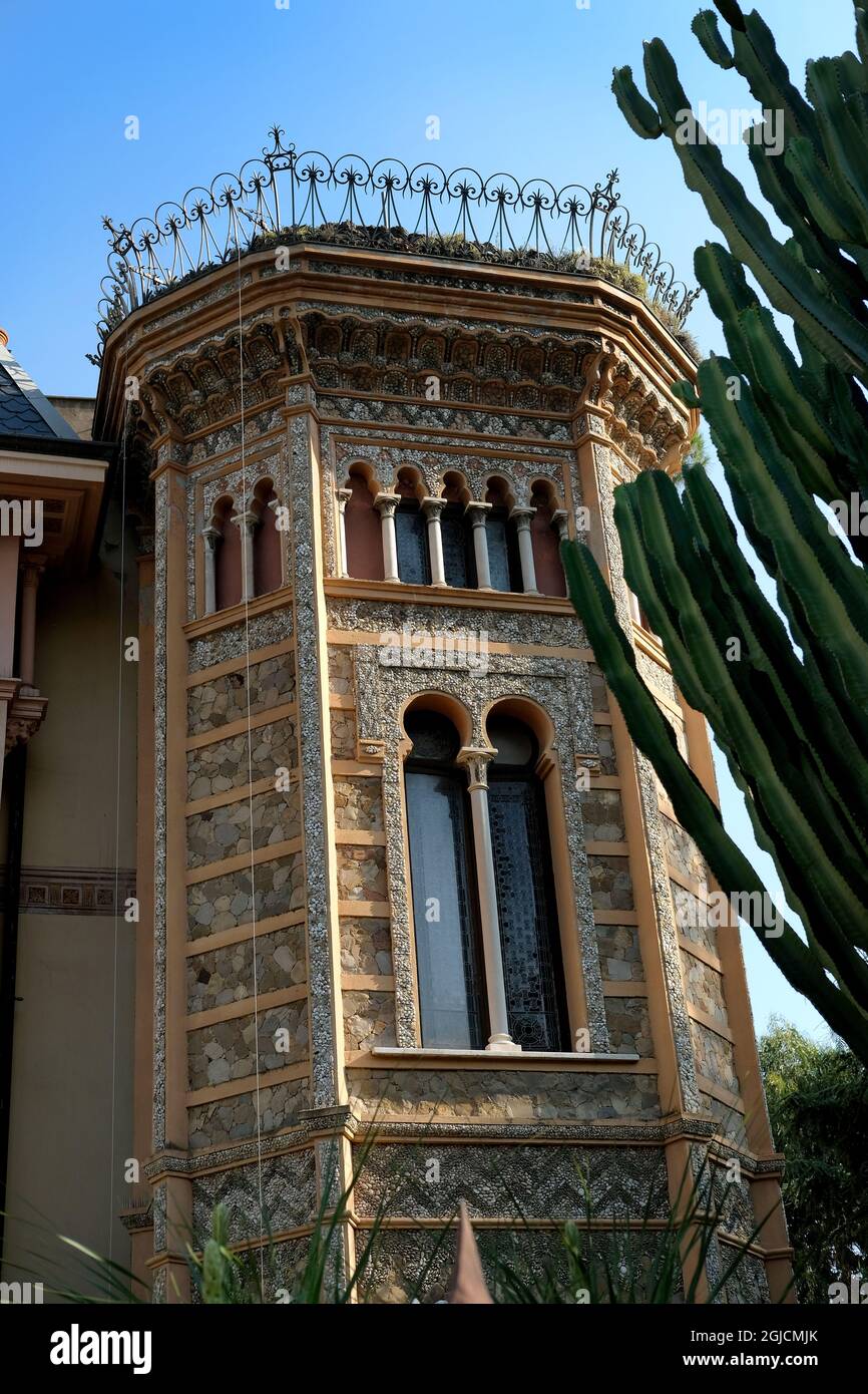 Villa Nobel in San Remo. Italy . The home of Alfred Nobel Foto Anna ...