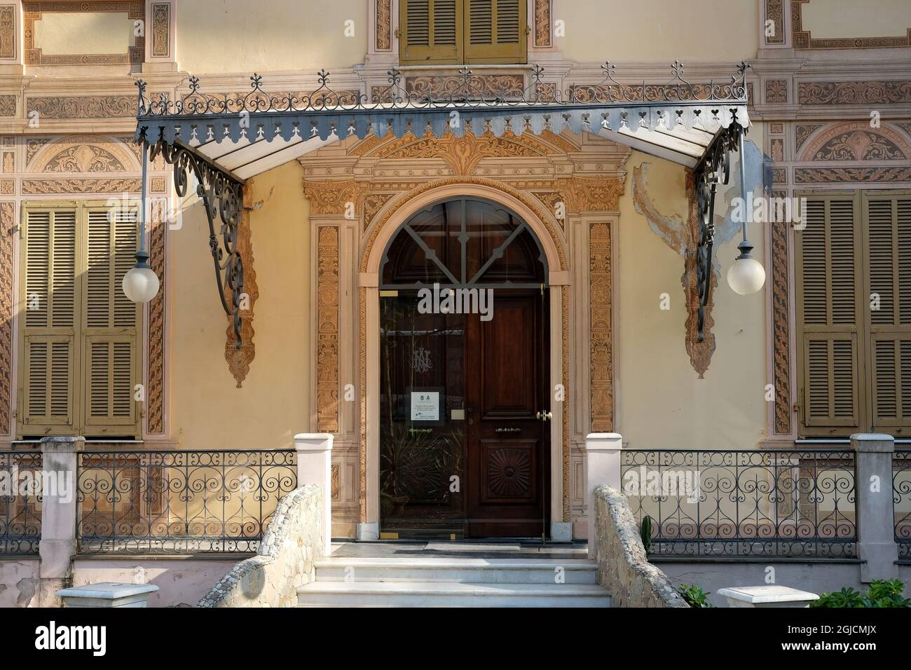 Villa Nobel in San Remo. Italy . The home of Alfred Nobel Foto Anna ...