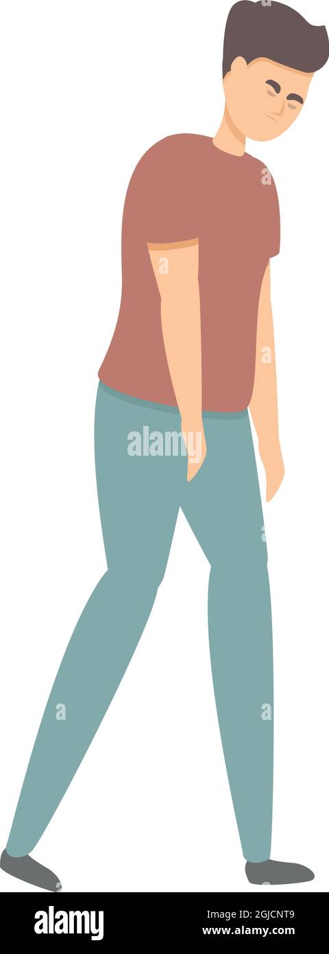 Jet lag boy icon cartoon vector. Flight sleep. Travel insomnia Stock ...