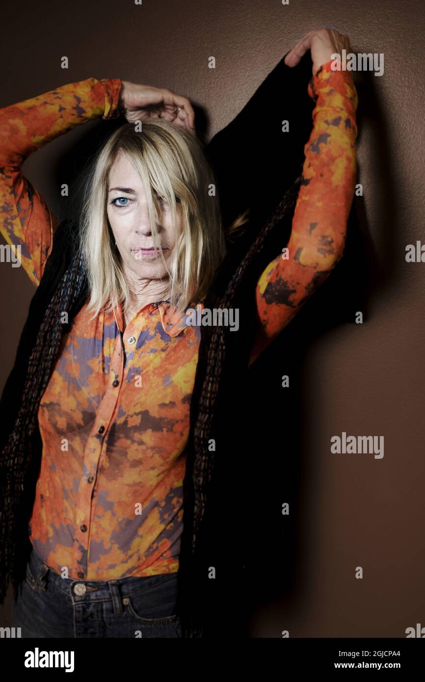 Kim Gordon, singer composer artist, Foto: Staffan LÃ¶owstedt / SvD / TT ...