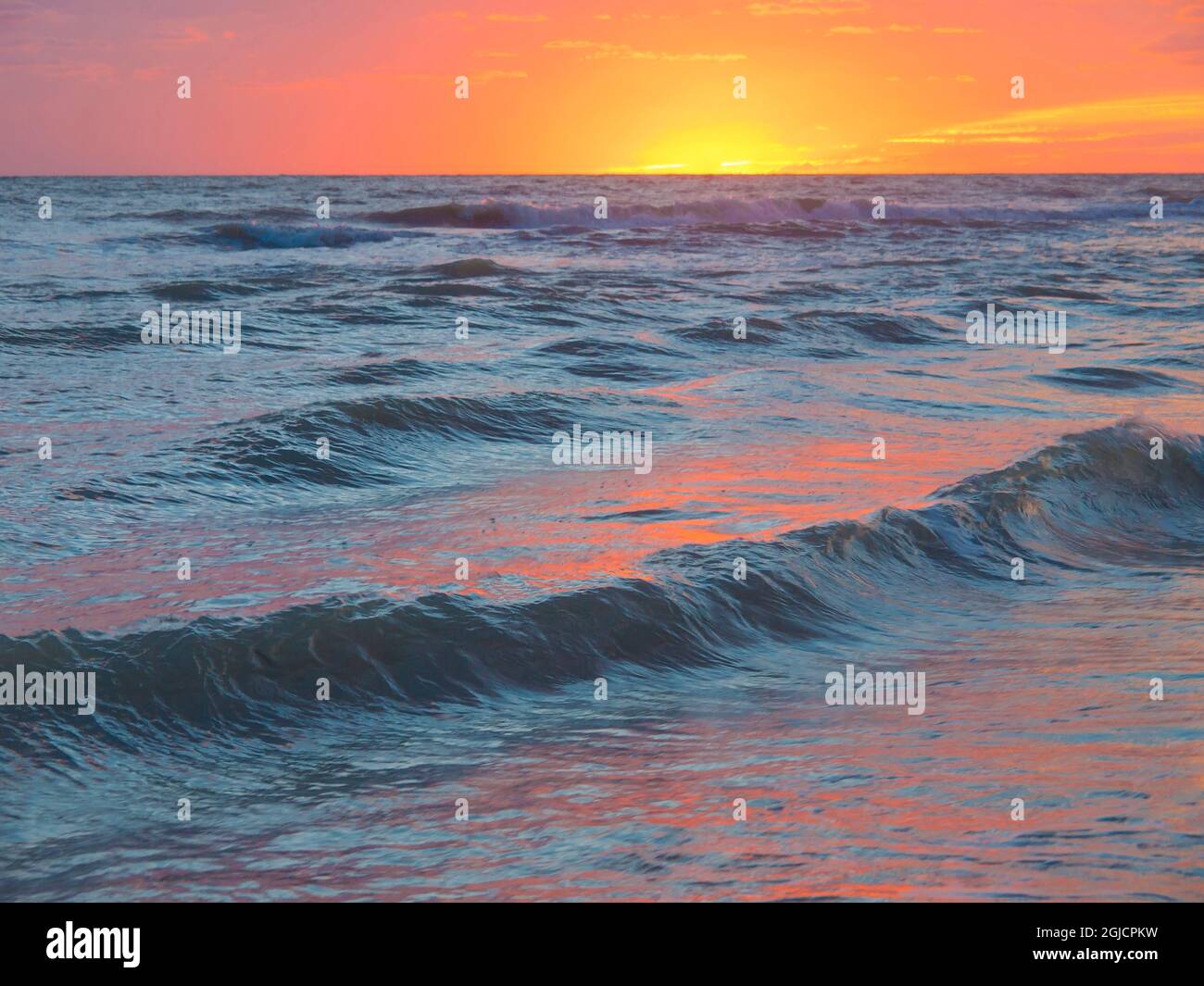 Sunset on Sanibel Island, Florida, USA Stock Photo - Alamy