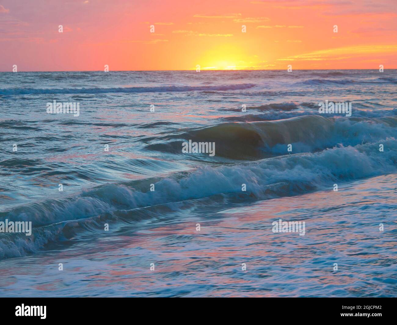 Sunset on Sanibel Island, Florida, USA Stock Photo - Alamy
