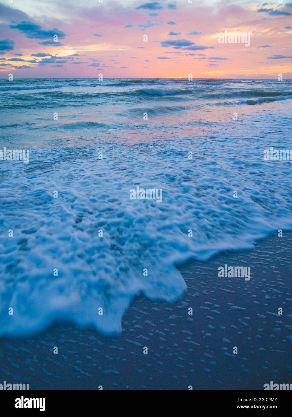 Sunset on Sanibel Island, Florida, USA Stock Photo - Alamy