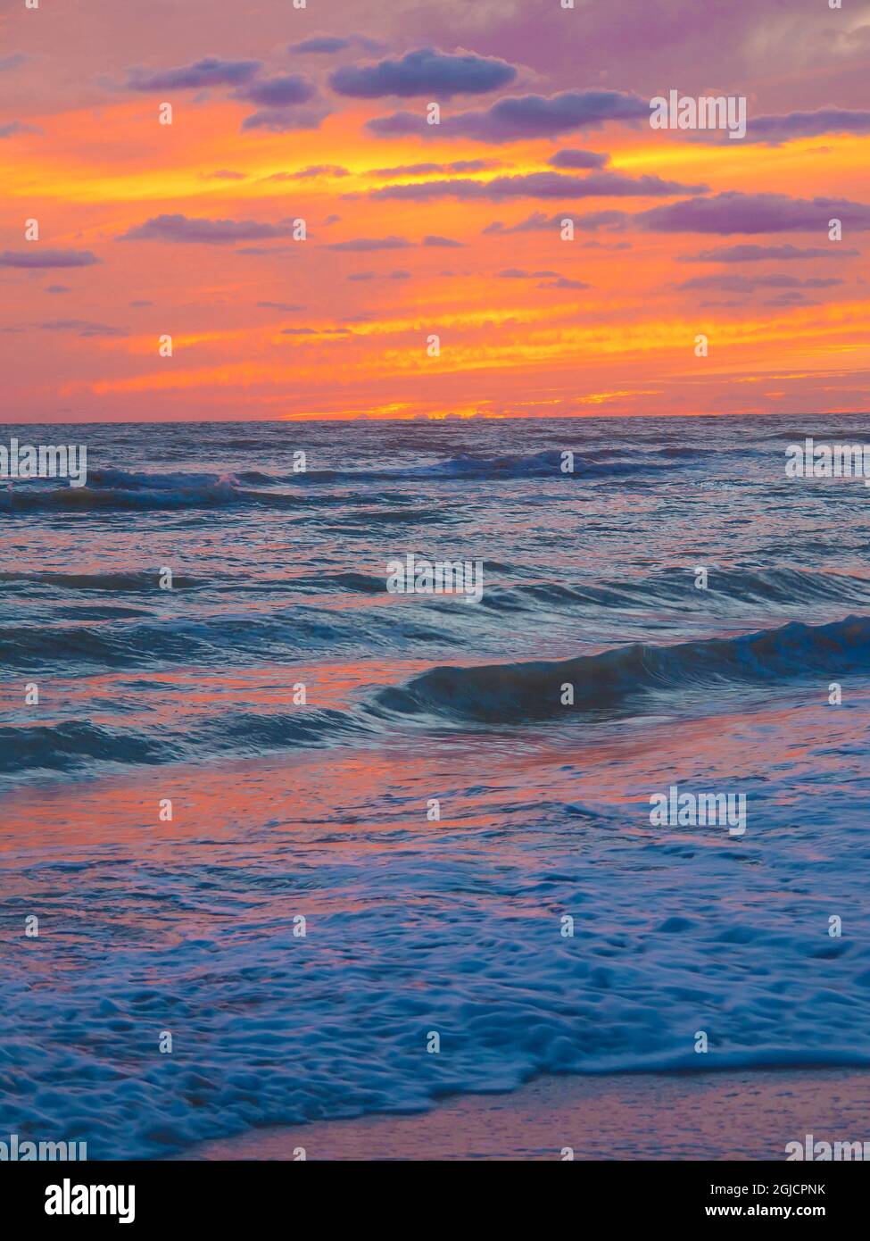 Sunset on Sanibel Island, Florida, USA Stock Photo - Alamy