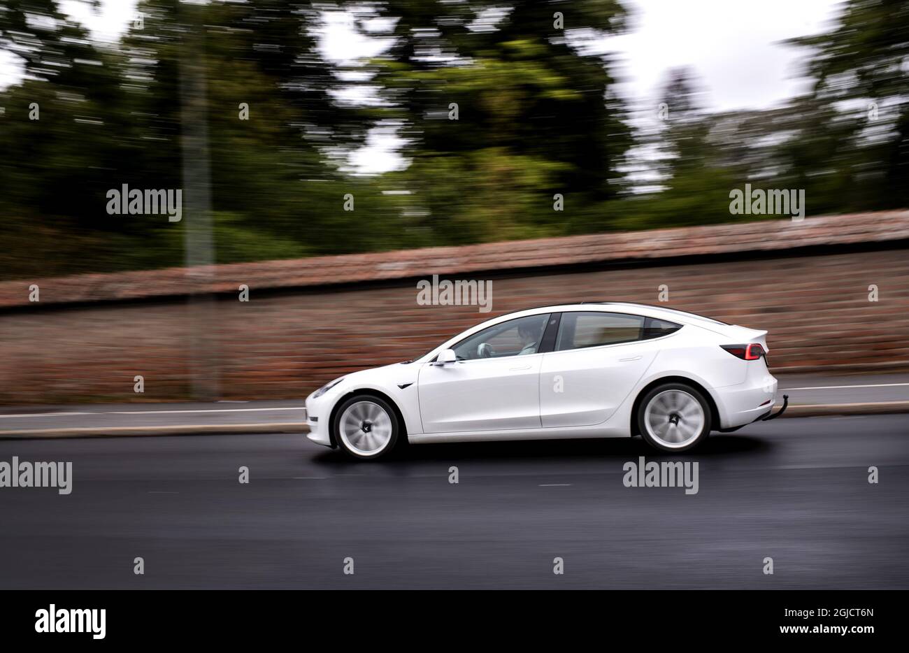 Tesla Model 3 Long Range vehicle communication road street transport ...