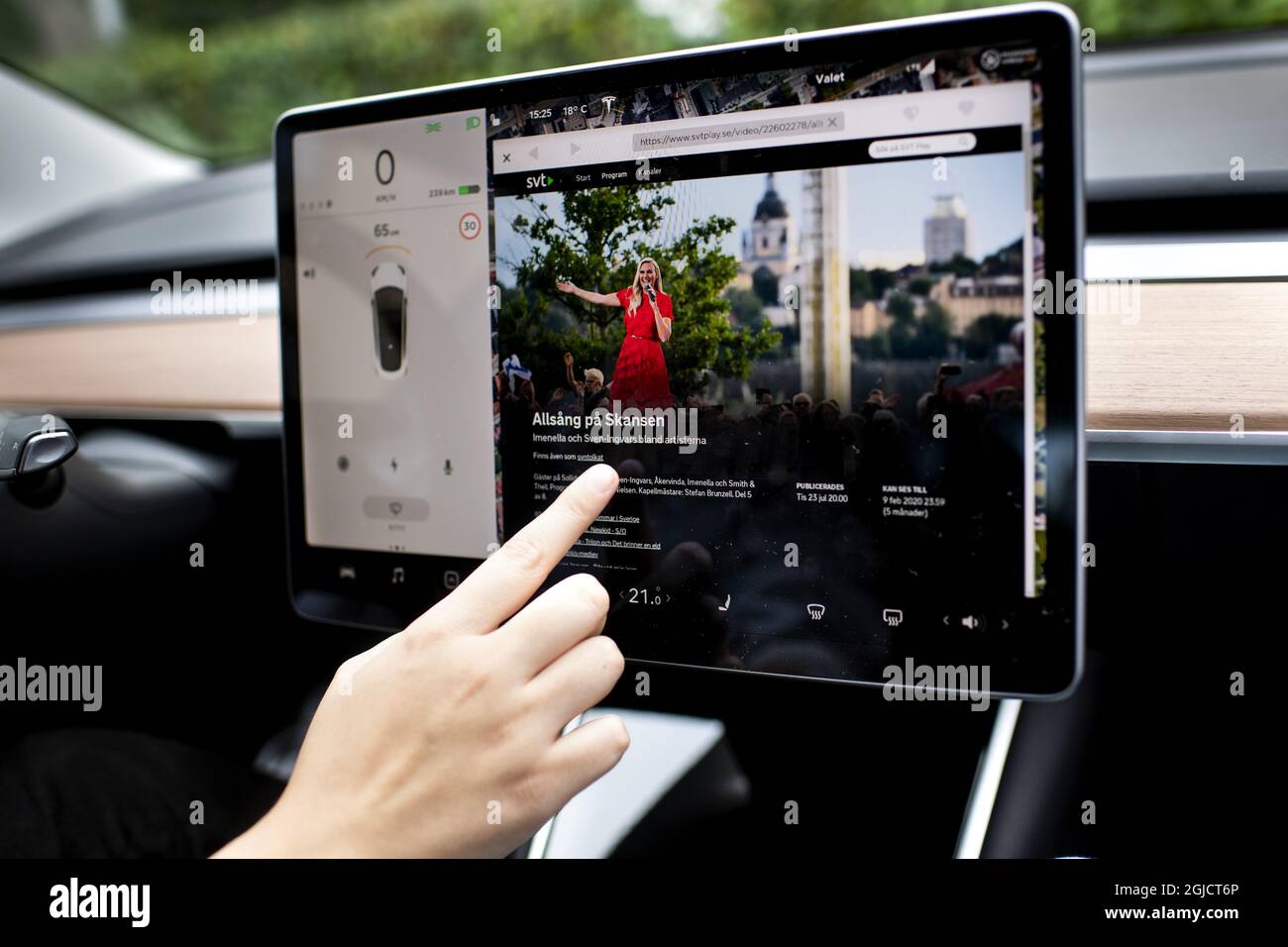 Tesla Model 3 Long Range vehicle communication road street transport ...