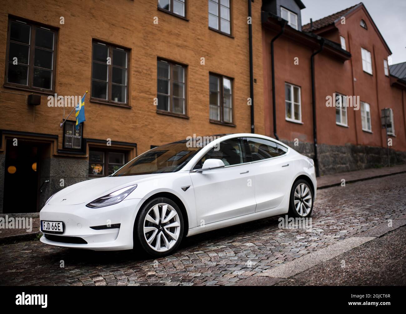 Tesla Model 3 Long Range vehicle communication road street transport ...