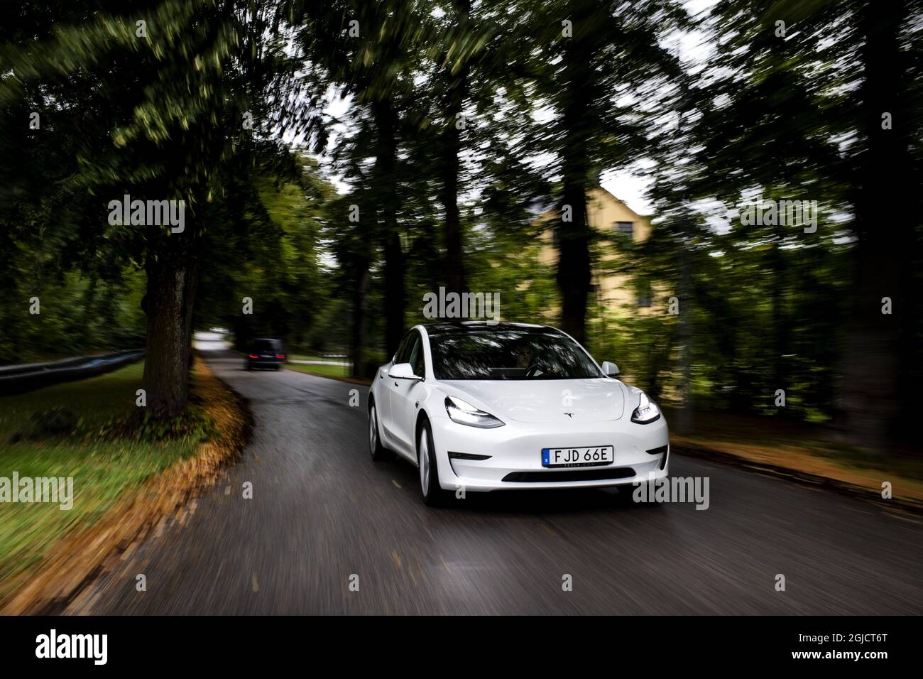 Tesla Model 3 Long Range vehicle communication road street transport ...