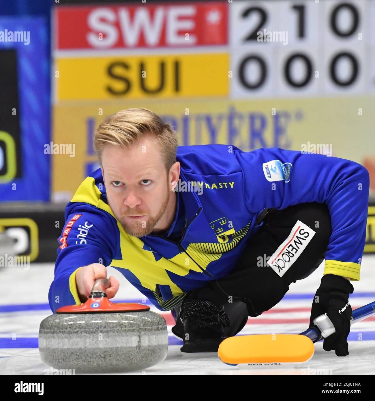 HELSINGBORG 20191123 Sweden's Niklas Edin in action during men's ...