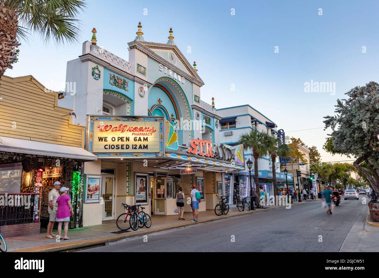Strand Theatre aka Walgreens on Duval Street in Key West, Florida, USA ...