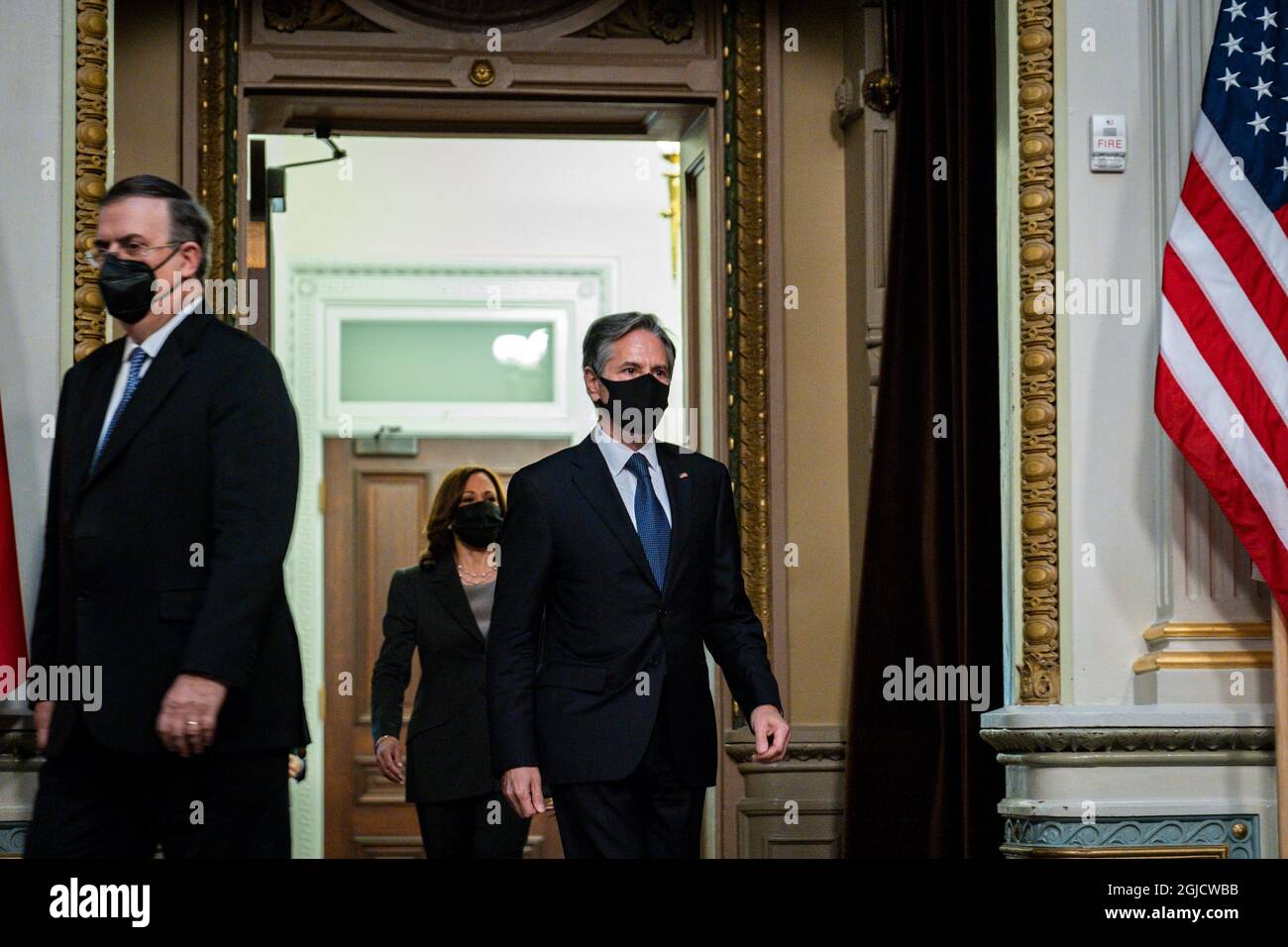 Us Secretary Of State Antony Blinken Arrives At The U S Mexico High