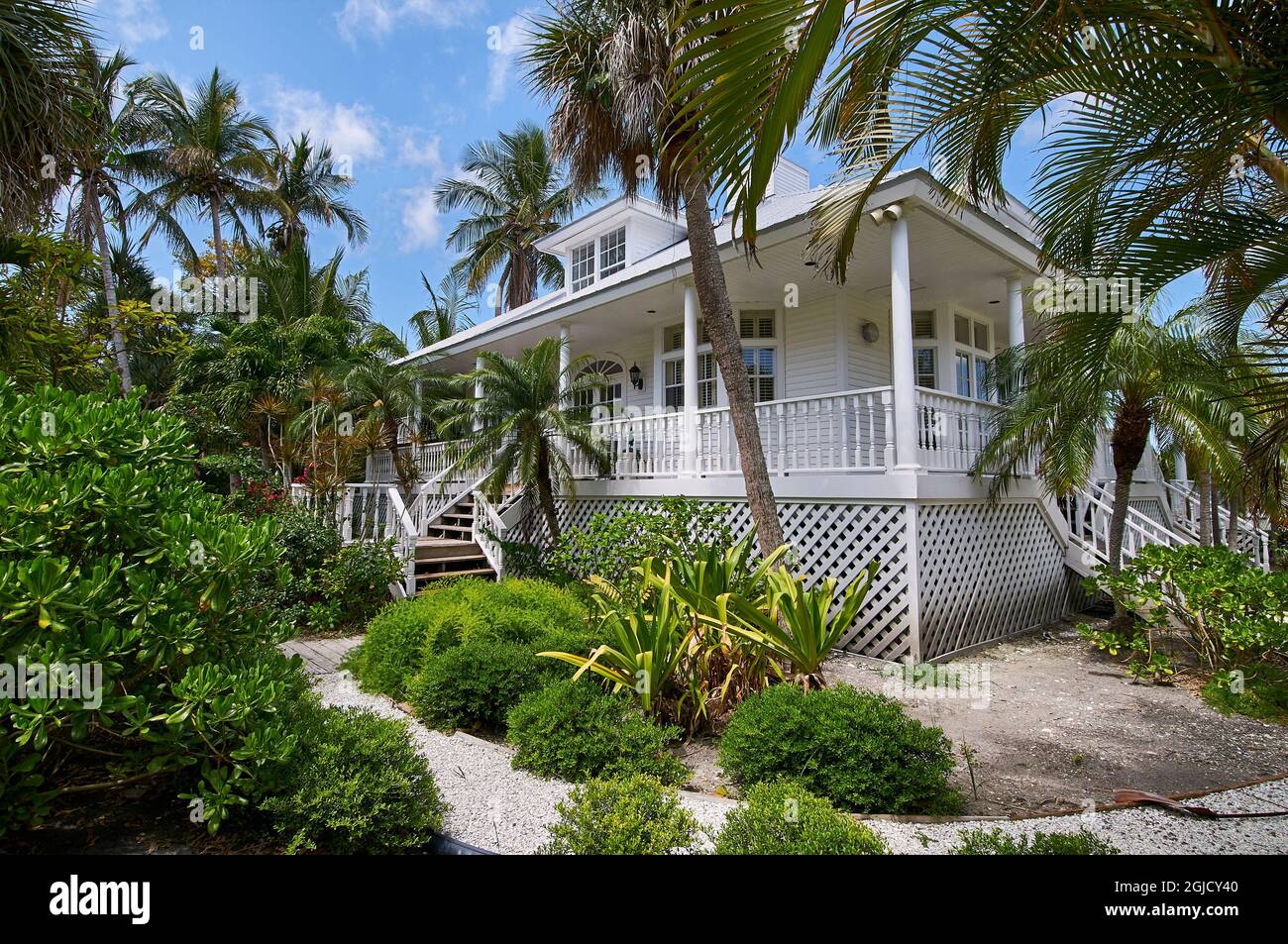 USA, Florida, Useppa Island. It was added to the U.S. Register of ...