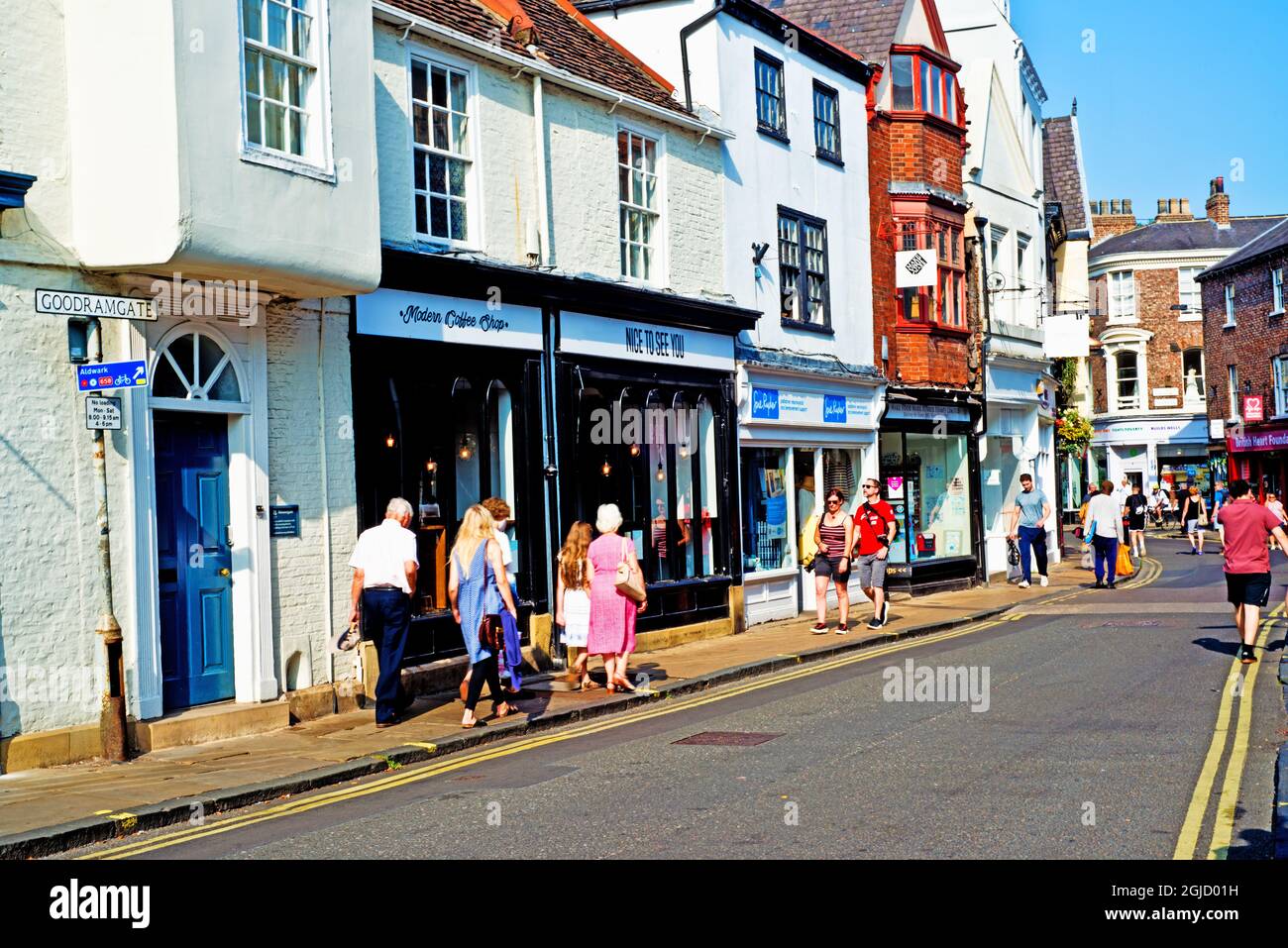 Goodramgate hi-res stock photography and images - Alamy