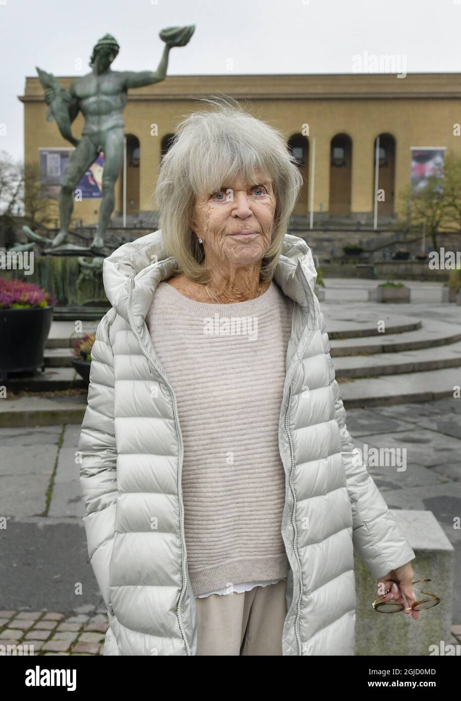 Princess Birgitta of Sweden (KIng Carl XVI Gustaf's sister) is posing ...