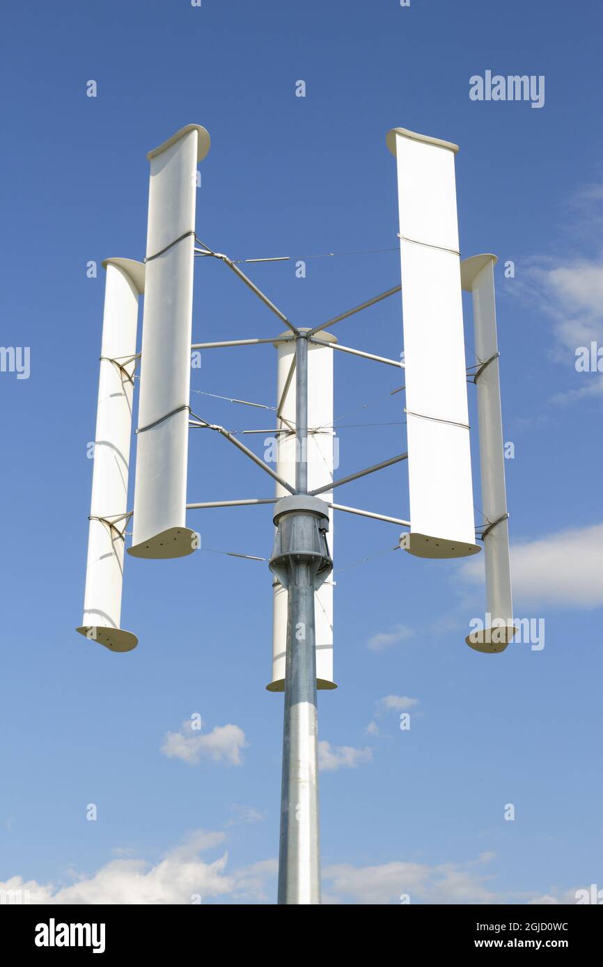 Vertical wind power mill Foto: Kjell-Arne Larsson / TT / kod: 2256 ...