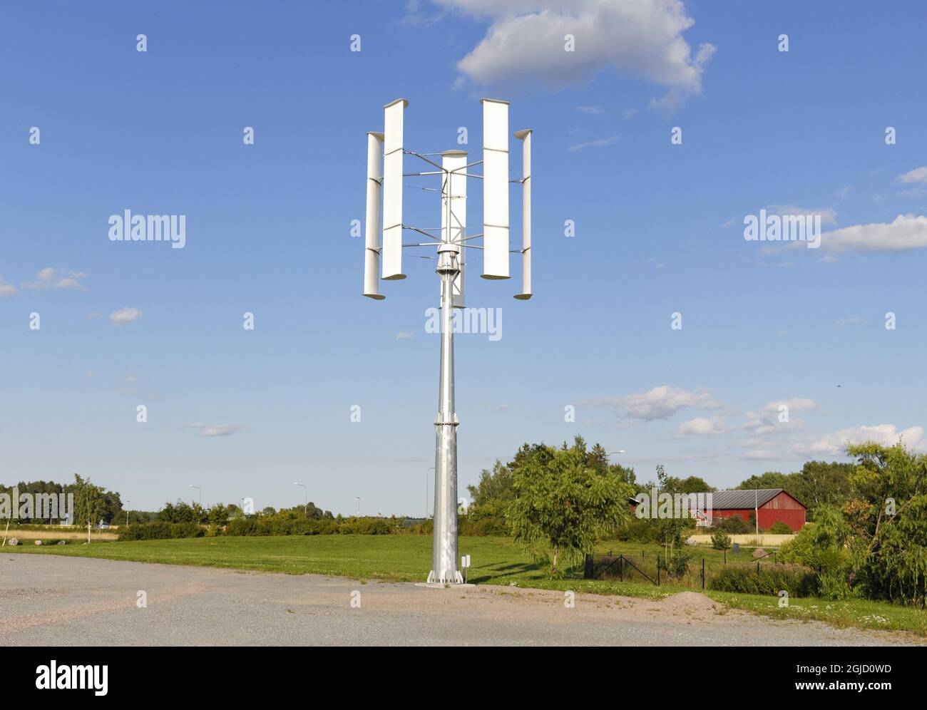 Vertical wind power mill Foto: Kjell-Arne Larsson / TT / kod: 2256 ...