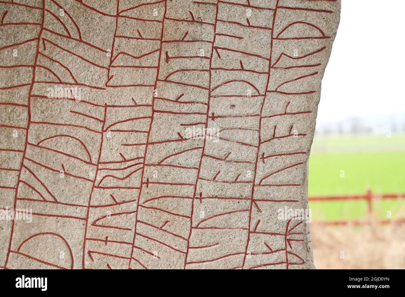 Viking stone famous runestone hi-res stock photography and images - Alamy