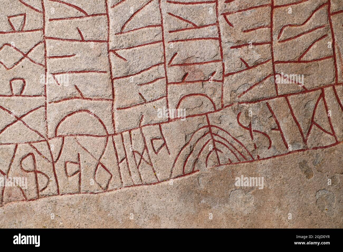 Viking stone famous runestone hi-res stock photography and images - Alamy