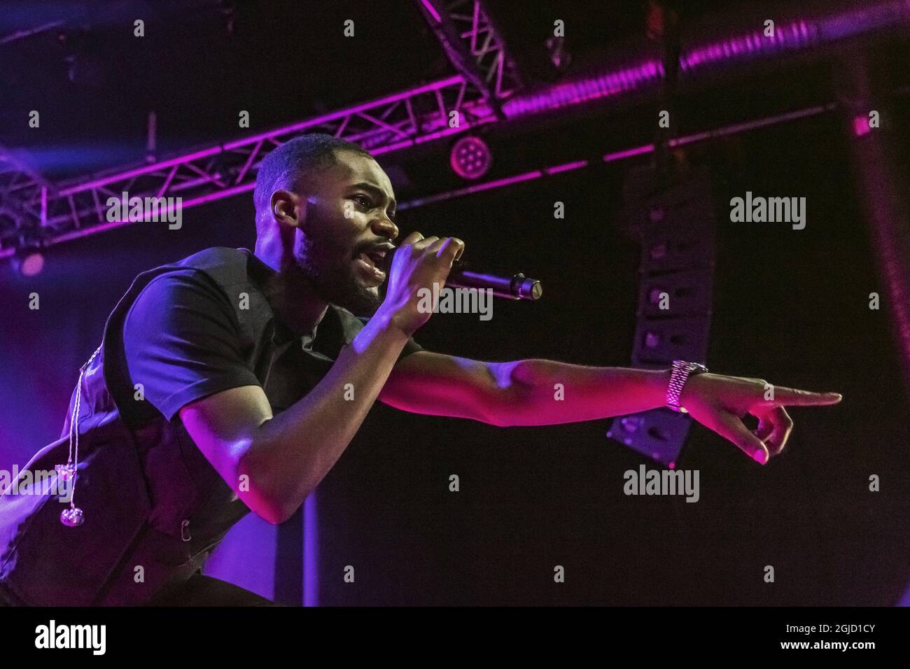 British grime-artist Dave Orabosa Omoregie and actor in Netflix-series ...