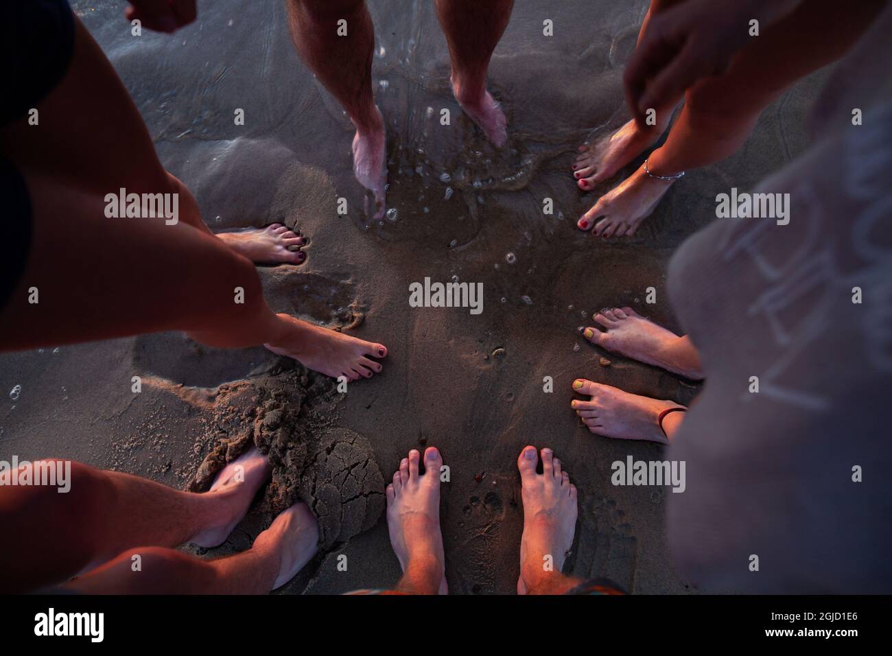 Feet Together In Circle High Resolution Stock Photography and Images ...