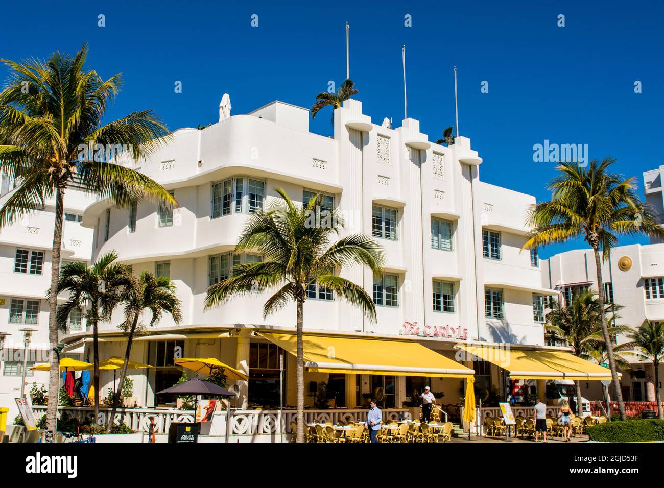 Art Deco architecture in South Beach, Miami, Florida Stock Photo - Alamy