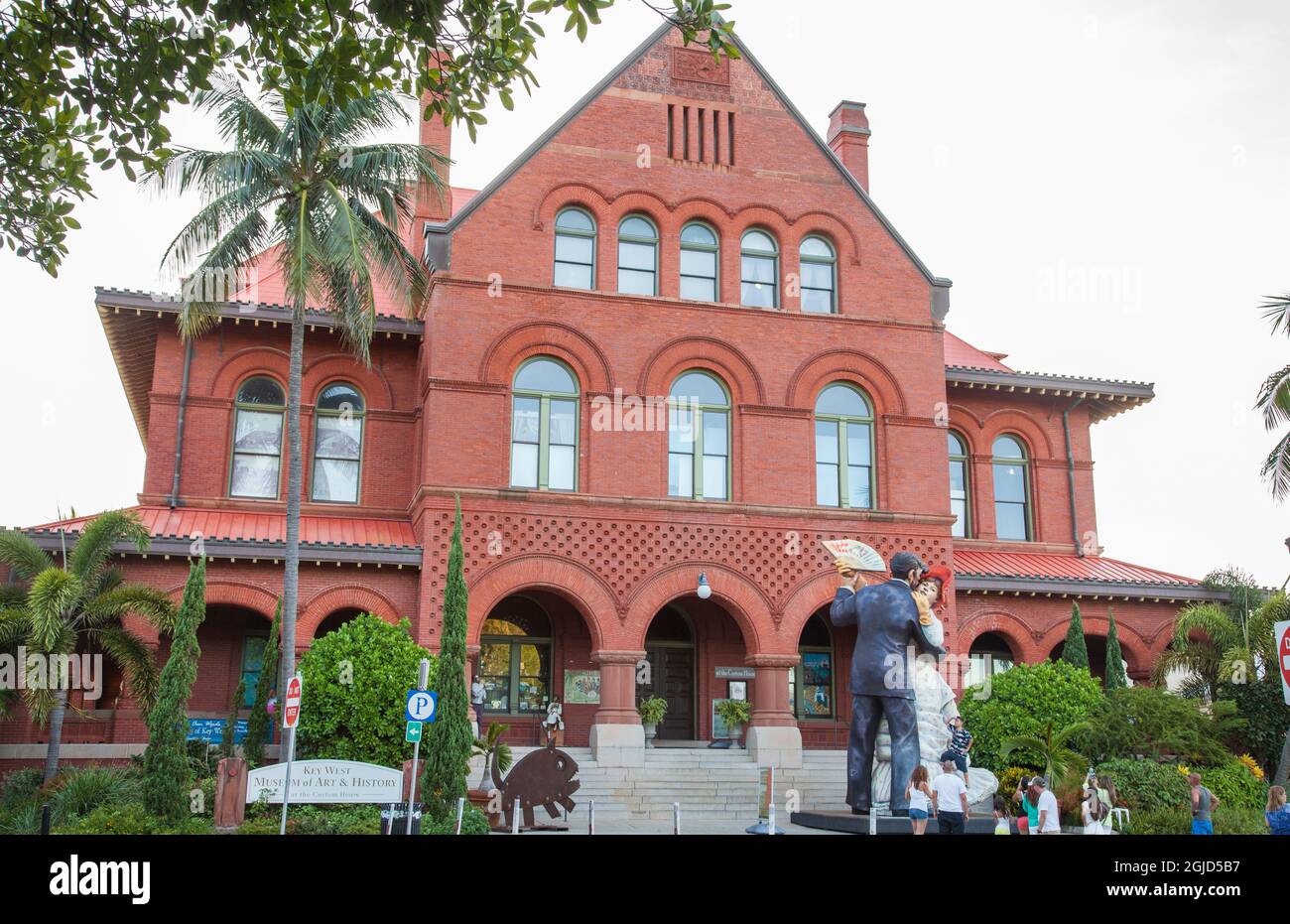 Key West Museum of Art and History in the Florida Keys. Old Post Office ...