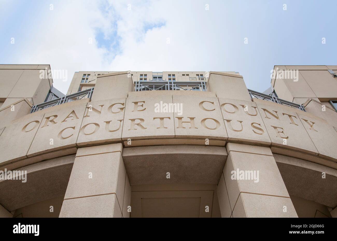 Orange County Courthouse building in downtown Orlando, Florida Stock ...