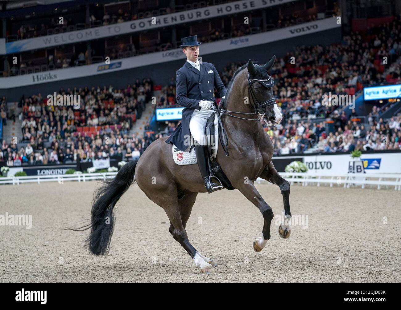 Benjamin Werndl of Germany and his horse Daily Mirror placed second in ...