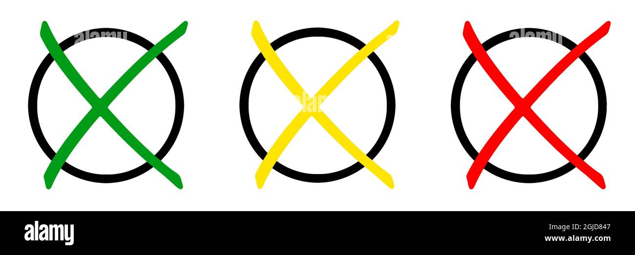 Three symbolic crosses isolated against white background Stock Photo ...