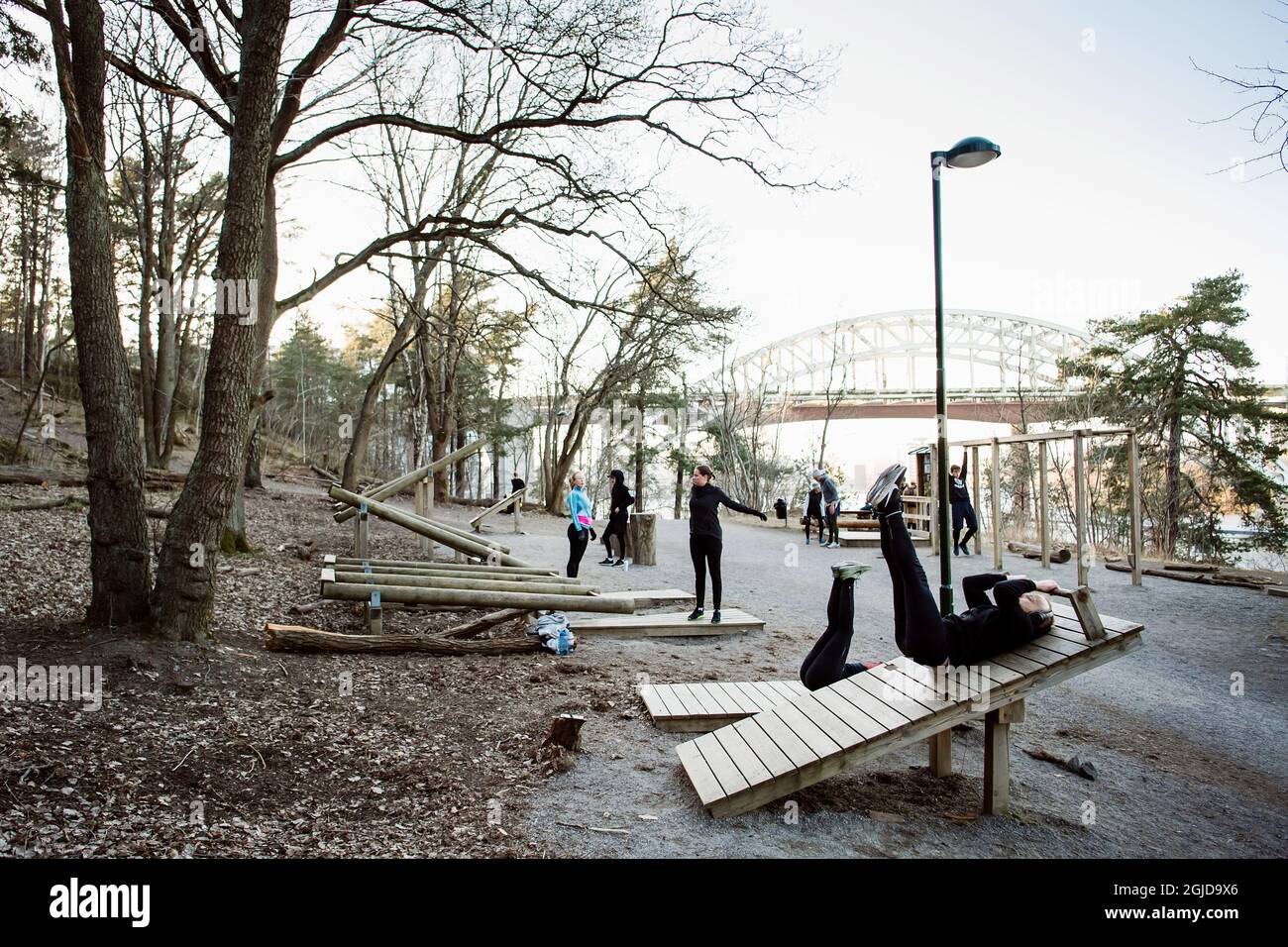 Sweden outdoor gym hi-res stock photography and images - Alamy