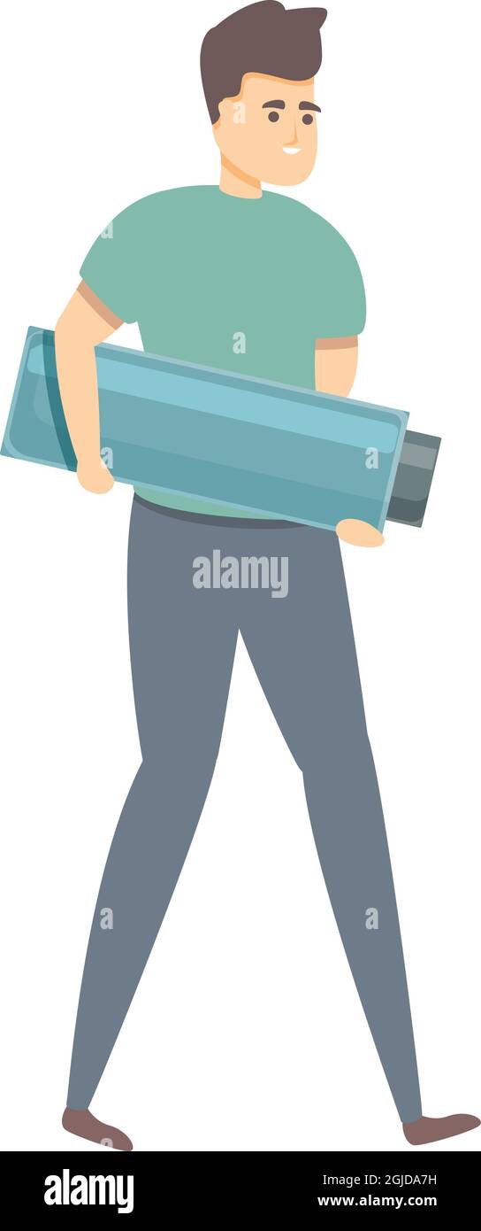 Realization energy icon cartoon vector. Business success. Startup power ...