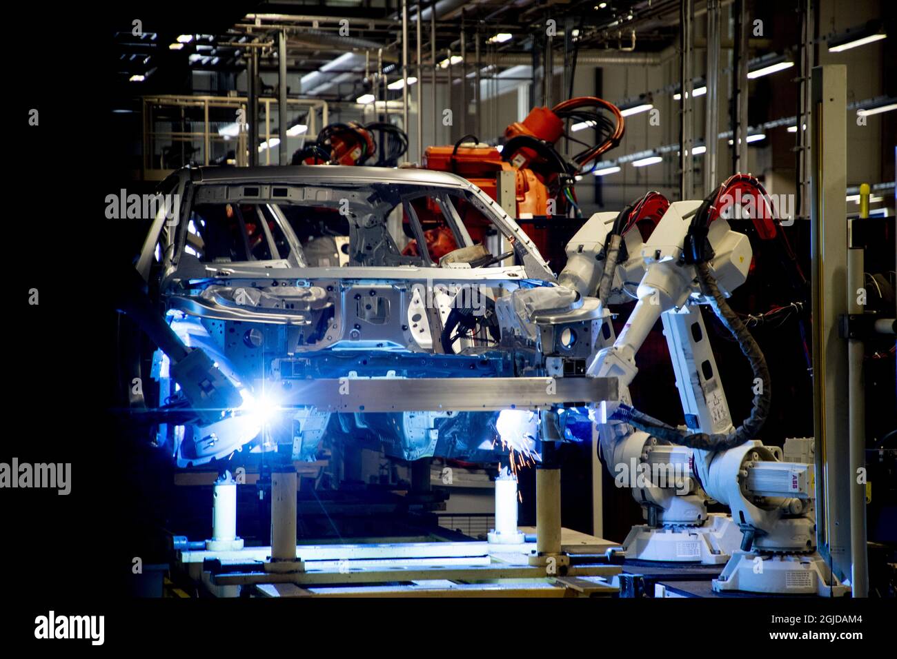 Volvo Cars started up the factory in Torslanda, Gothenburg, Sweden ...