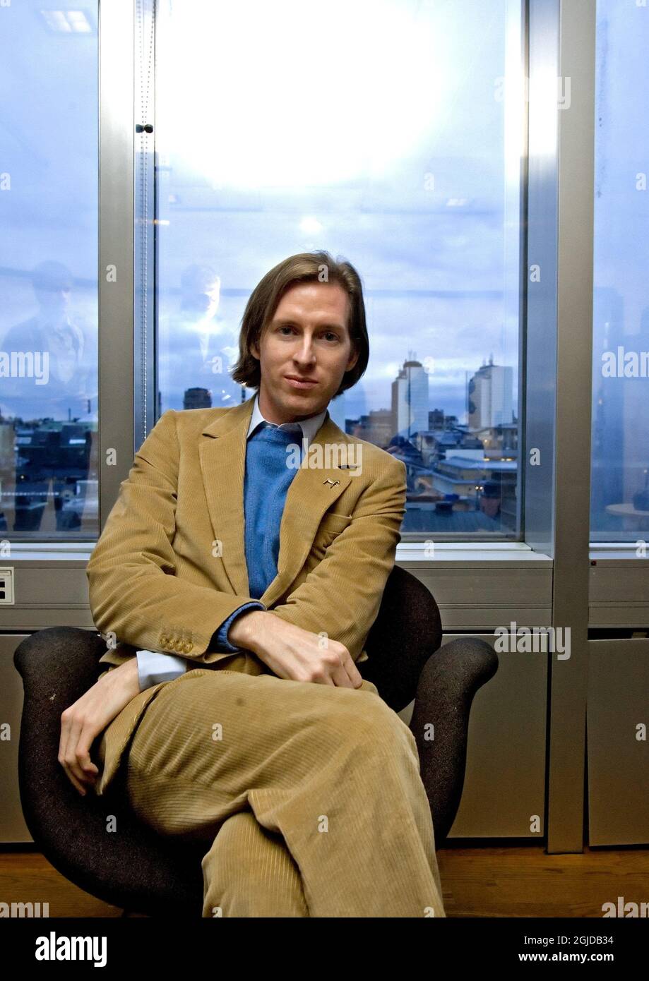 American Film Director Wes Anderson photographed during his visit at ...