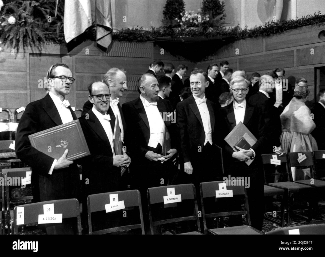 Max perutz and john kendrew hi-res stock photography and images - Alamy