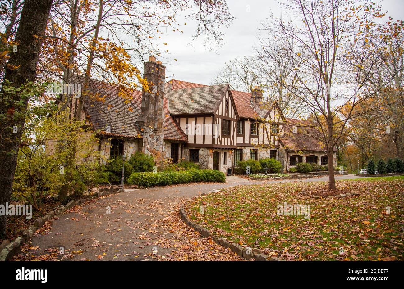 Wedding venue in Fall colors in Lookout Mountain, Georgia Stock Photo ...