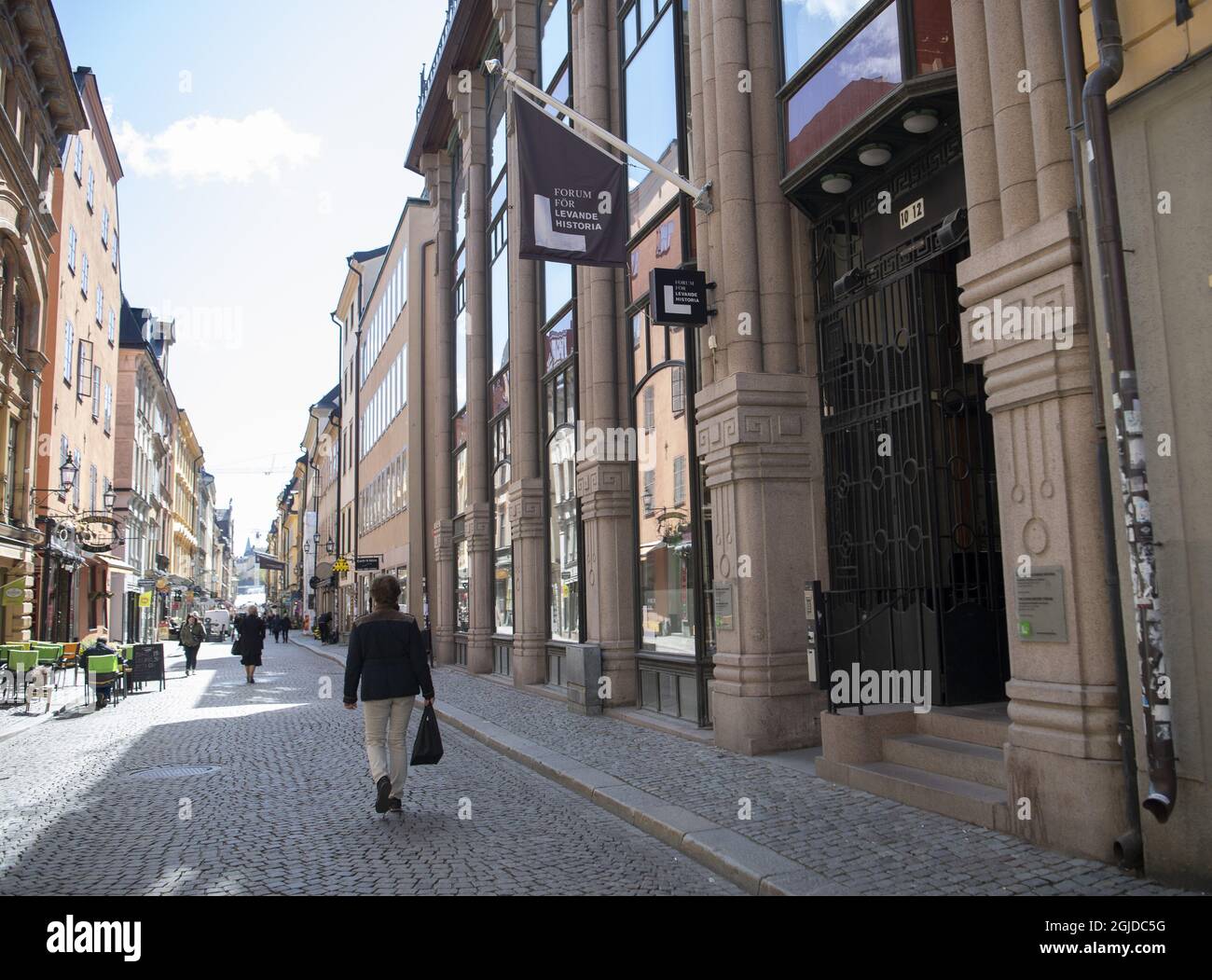 The Living History Forum in the Old Town, STockholm. The museum works ...