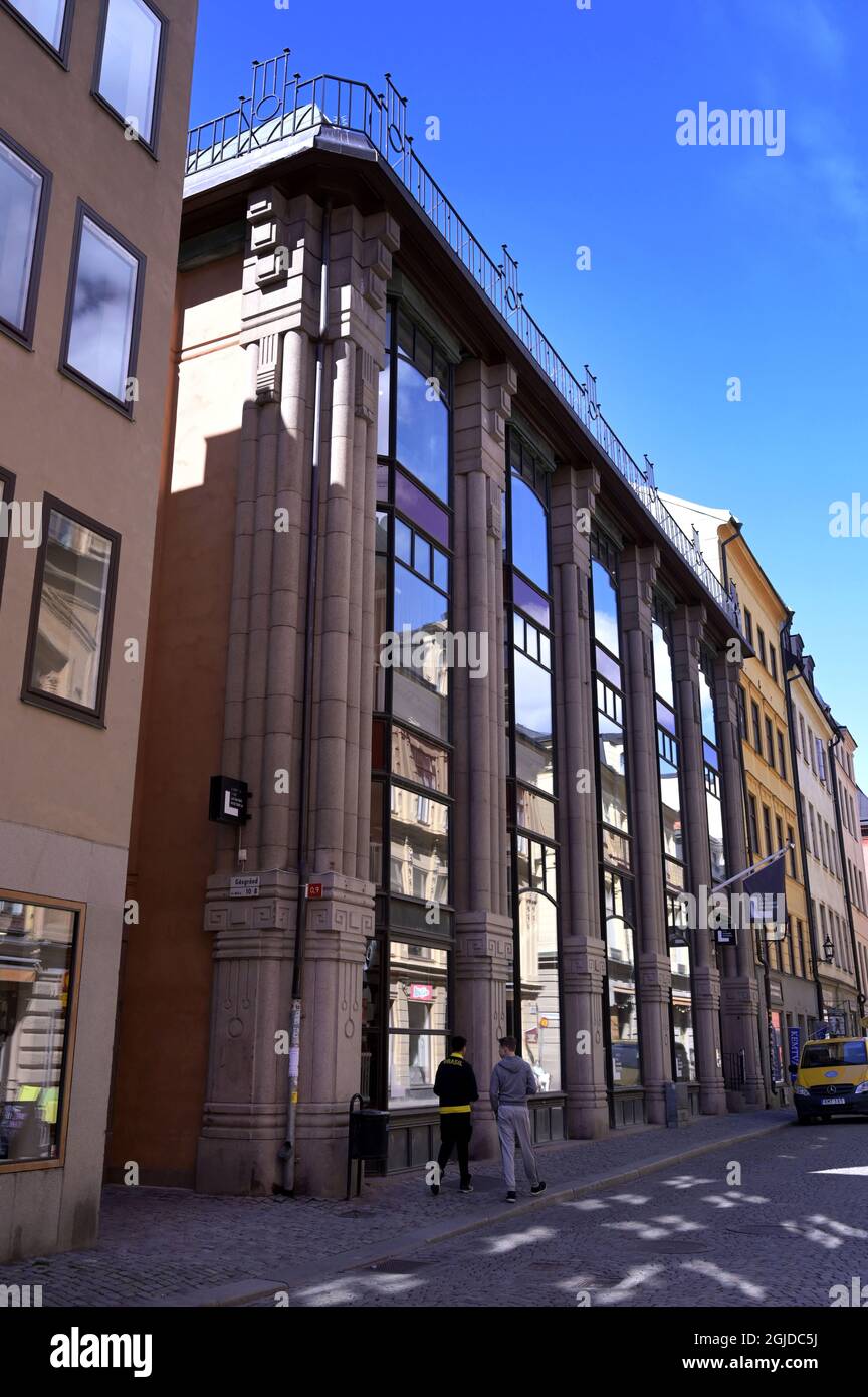 The Living History Forum in the Old Town, Stockholm. The museum works ...