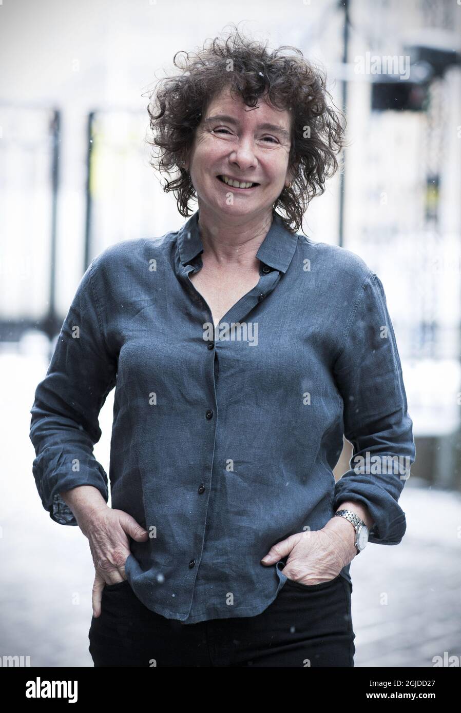 STOCKHOLM 20200227 British author writer Jeanette Winterson. Picture ...