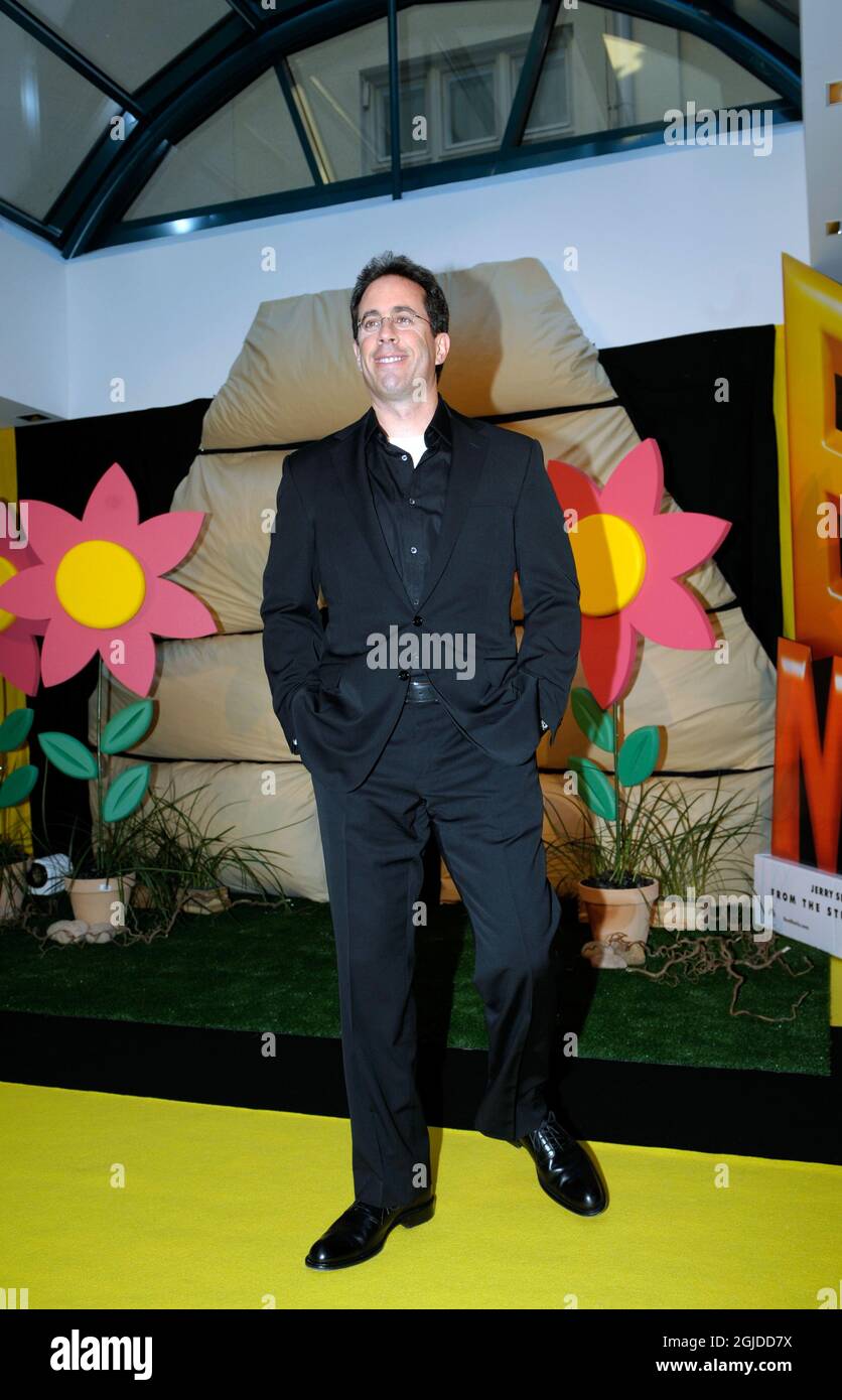 Jerry Seinfeld during a photocall to promote his new film "Bee Movie ...