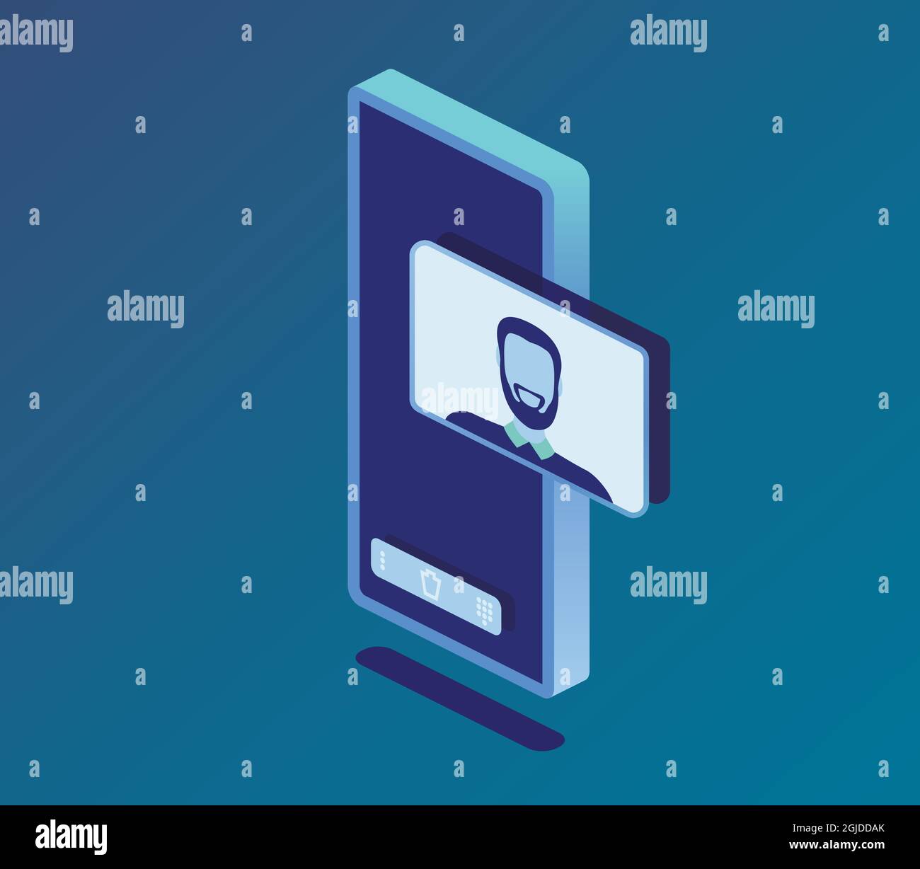 Isometric smartphone vector vectors hi-res stock photography and images ...