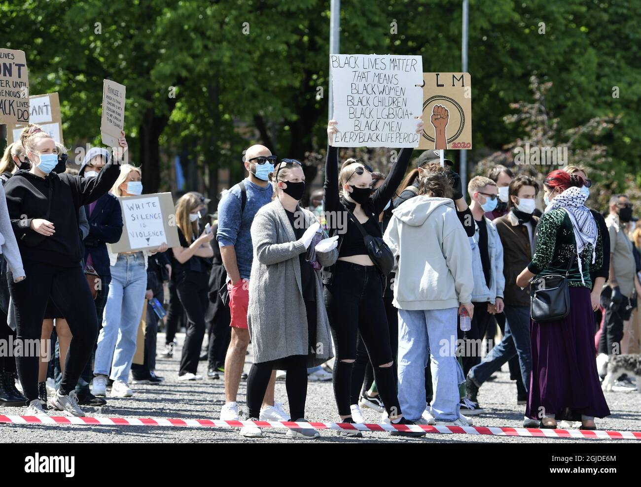 Black lives matter demonstration in Gothenburg, Gothenburg 2020-06-07 ...