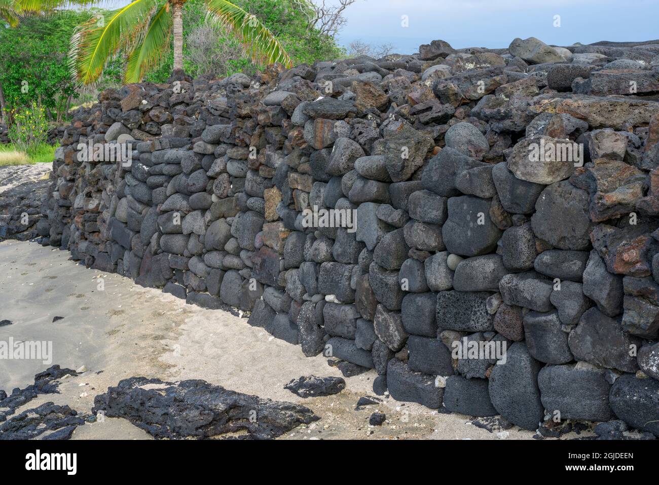 USA, Hawaii, Big Island of Hawaii. Kaloko-Honokohau National Historical ...