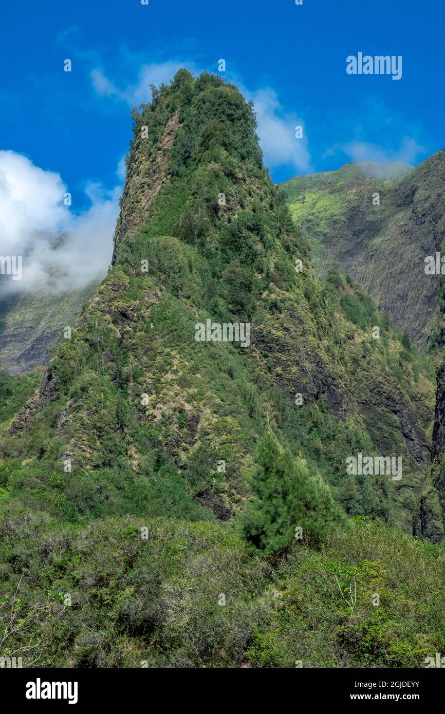 Lao Needle, Lao Valley, Maui, Hawaii, USA Stock Photo - Alamy