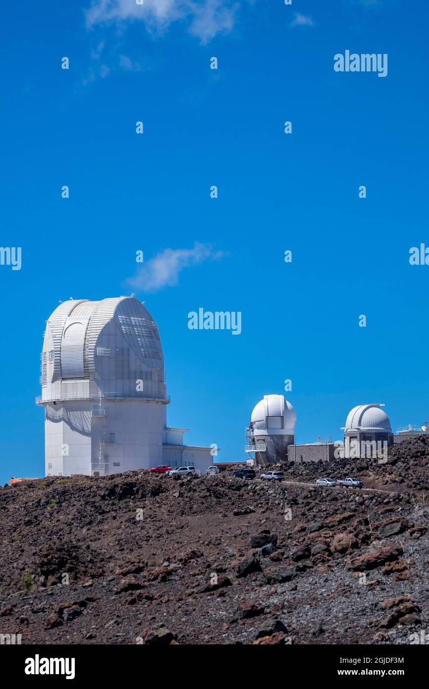National Solar Observatory, Haleakala, Maui, Hawaii, USA Stock Photo ...